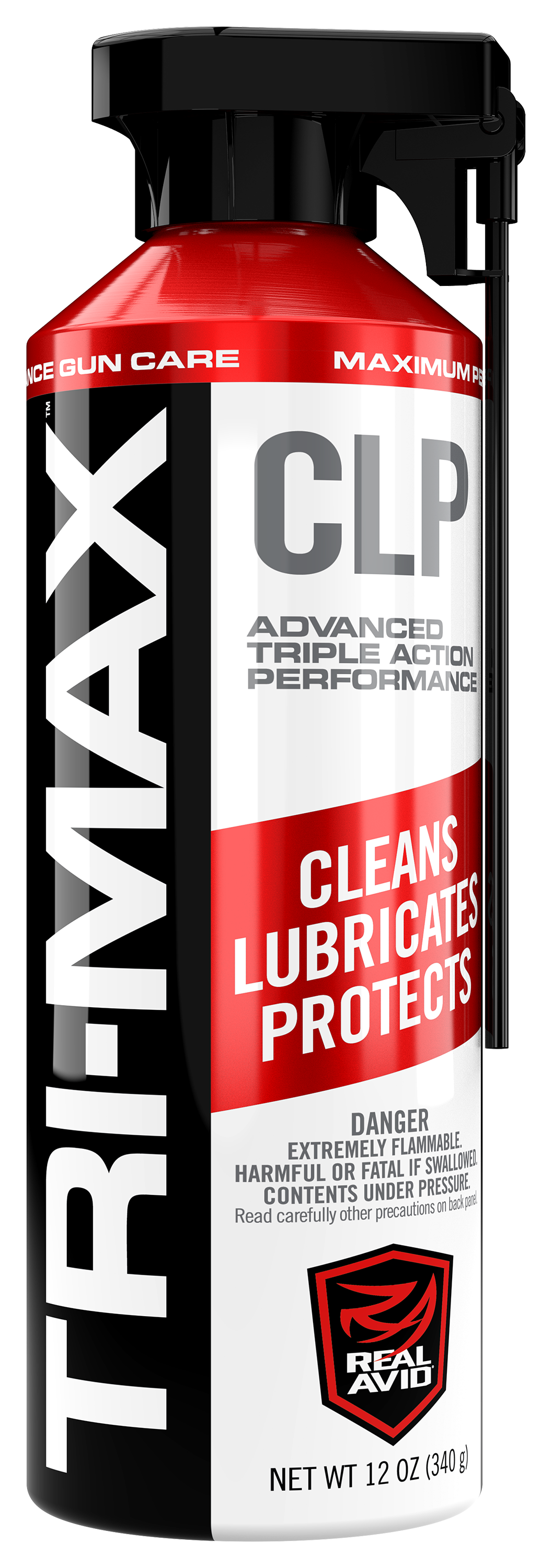 Real Avid Tri-Max CLP 12-oz Aerosol Gun Cleaner and Lubricant | Bass ...
